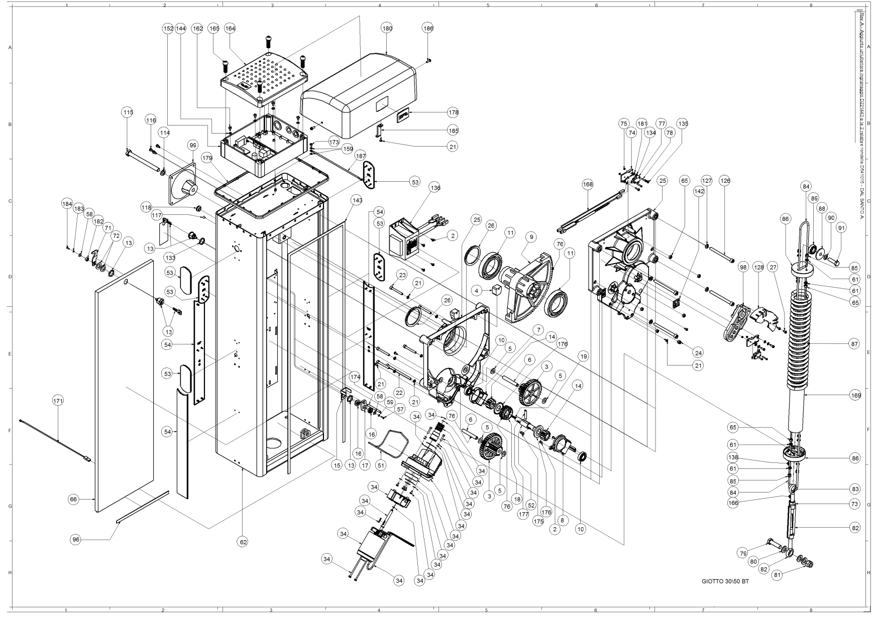 Automatic barriers : BFT GIOTTO BT automatic barriers